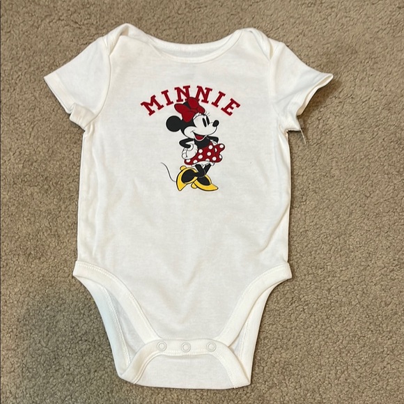 Disney | One Pieces | Nwot 2mo Disney White And Red Minnie Mouse ...